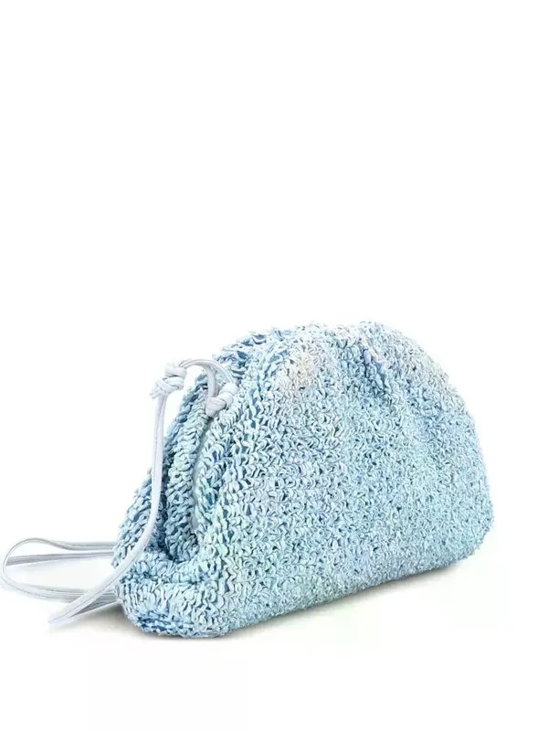 Bottega Veneta The Pouch Curly Raffia Mini Crossbody Bag