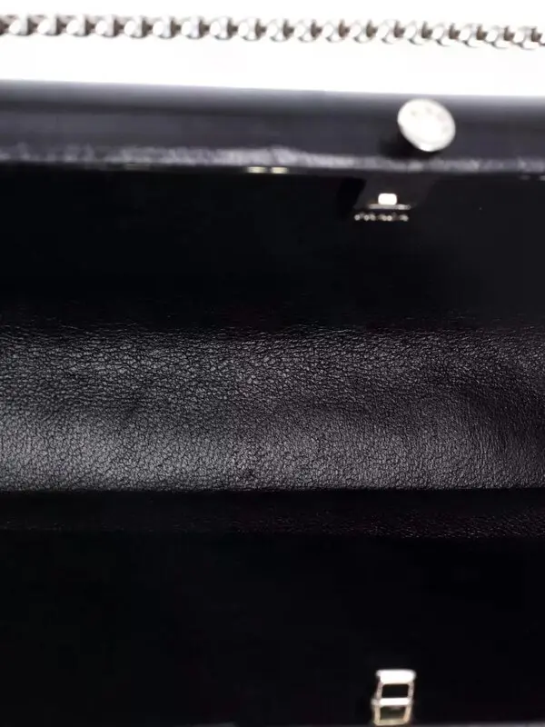 Prada Logo Convertible Chain Box Clutch Bag