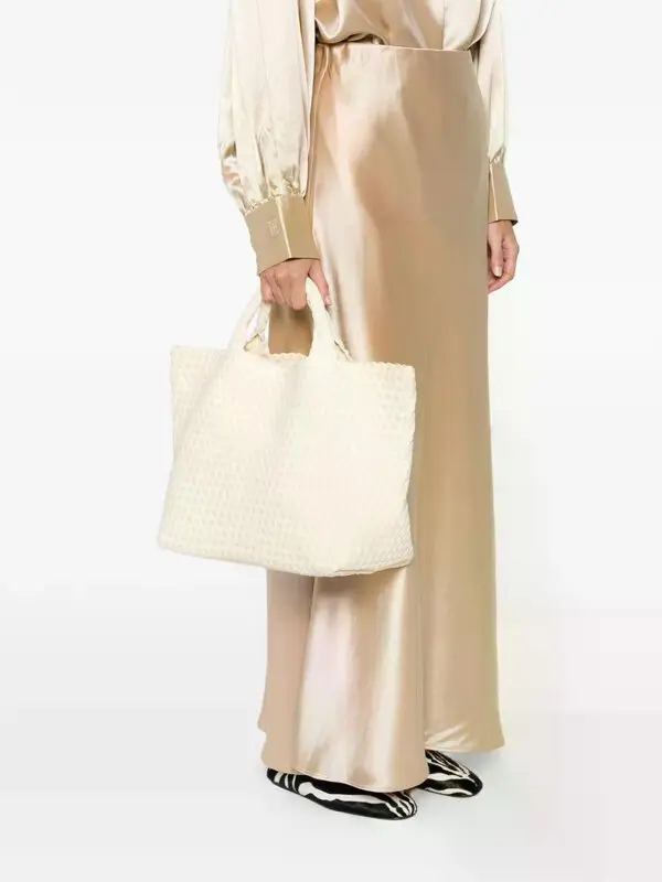 NAGHEDI St. Barths Medium Woven Tote Bag - Neutrals