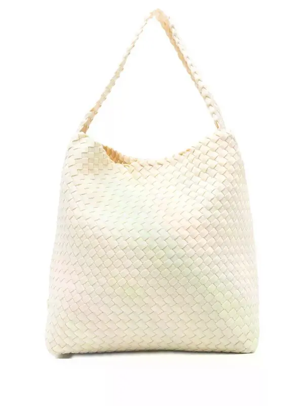 NAGHEDI Medium Nomad Hobo Woven Tote Bag - Neutrals