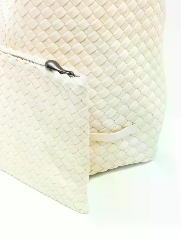 NAGHEDI Medium Nomad Hobo Woven Tote Bag - Neutrals