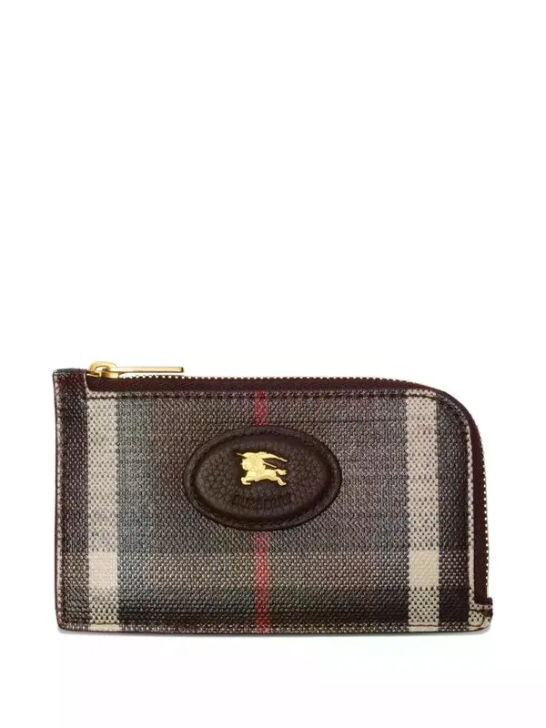 Burberry Highlands Zip Card Case