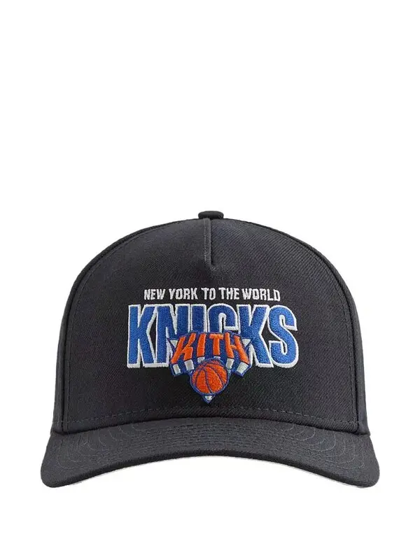 Kith X New Era X New York Knicks 9forty Snapback Cap - Black