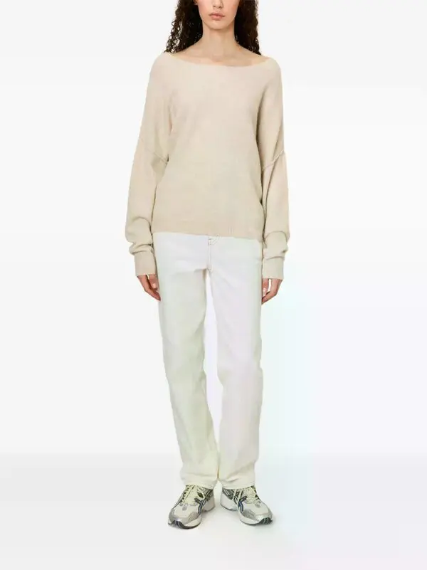 American Vintage Damsville Boat Neck Sweater - Neutrals