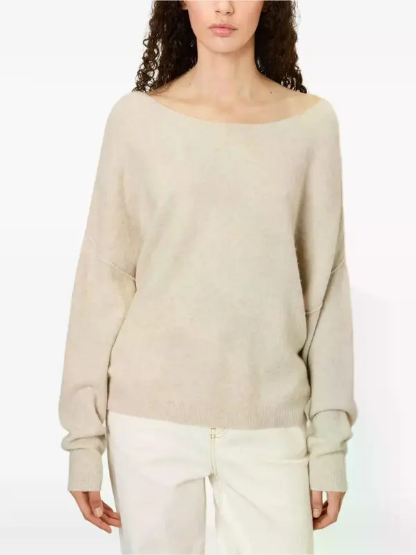 American Vintage Damsville Boat Neck Sweater - Neutrals