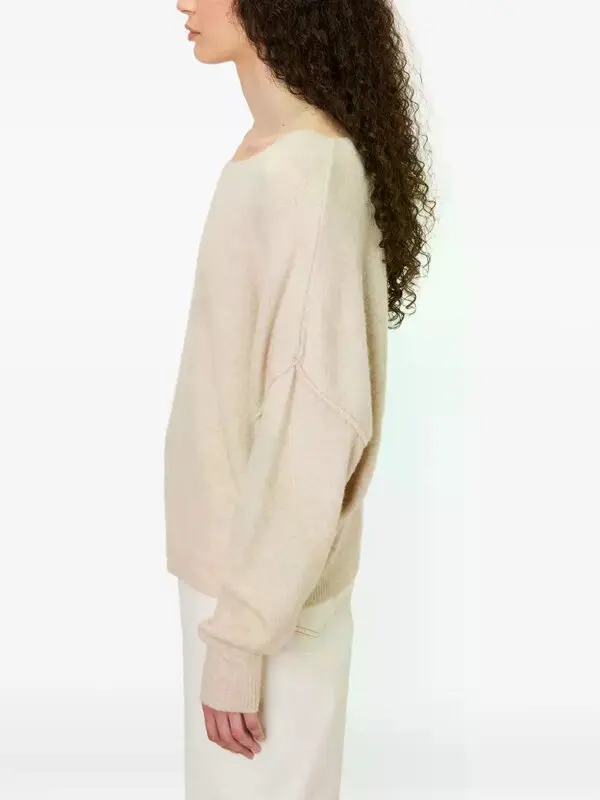 American Vintage Damsville Boat Neck Sweater - Neutrals