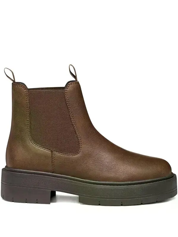 Geox Platform Ankle Boots - Brown