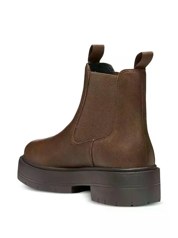 Geox Platform Ankle Boots - Brown