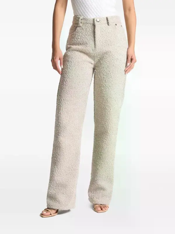 Manière De Voir Textured Straight Leg Jeans