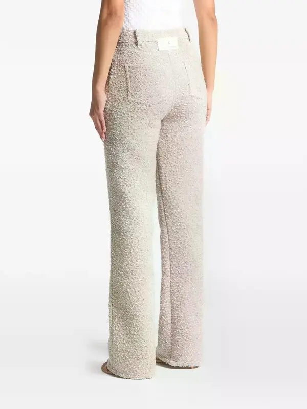 Manière De Voir Textured Straight Leg Jeans