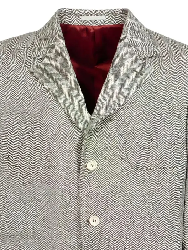 Brunello Cucinelli Herringbone Blazer