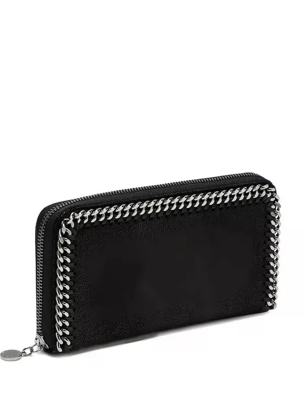 Stella McCartney Chain-detailing Zip-fastening Wallet - Black