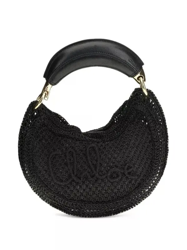 Chloé Raffia Mini Bag - Black