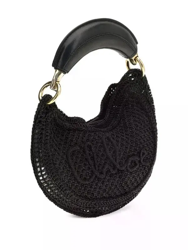 Chloé Raffia Mini Bag - Black