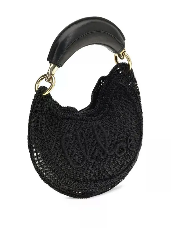 Chloé Raffia Mini Bag - Black