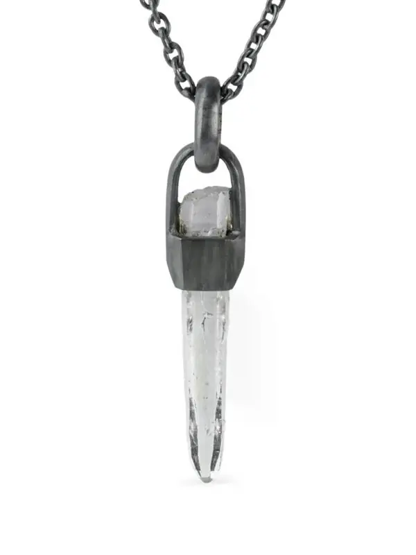 PARTS OF FOUR Sterling Talisman Quartz Necklace - Silver