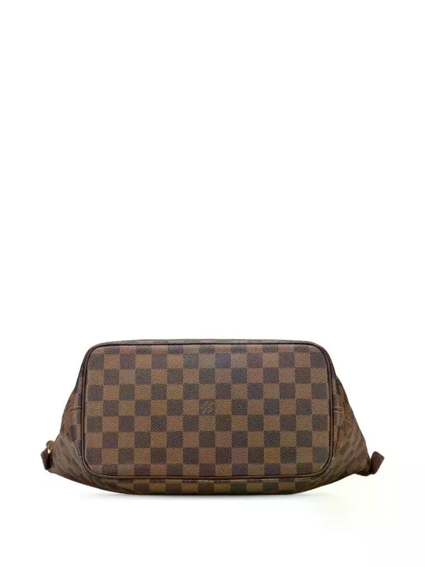 LOUIS VUITTON 2007 Damier Ebene Saleya Pm Handbag - Brown