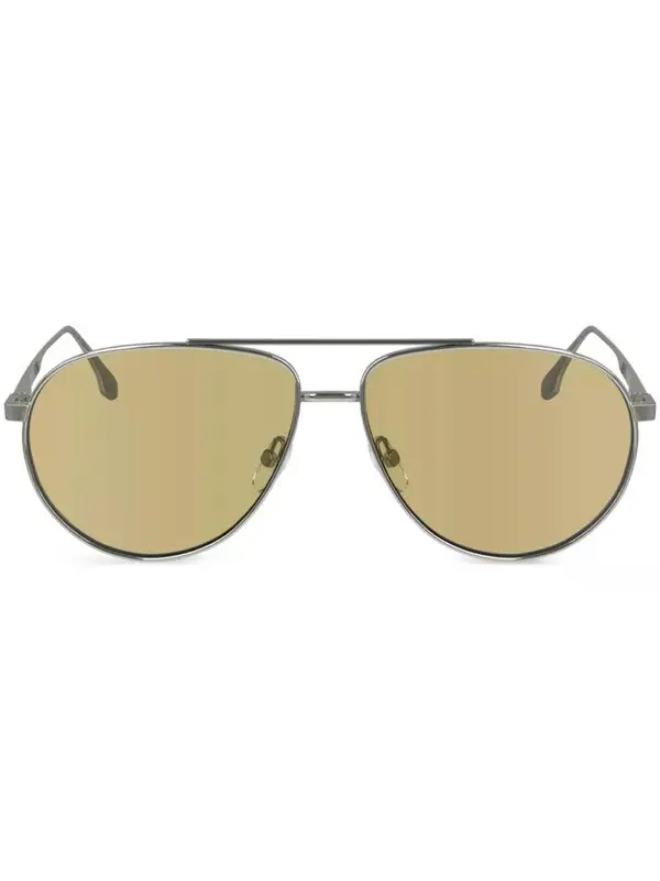 Victoria Beckham Pilot-frame Sunglasses - Silver