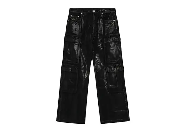Rick Owens Double Cargo Foil Jeans
