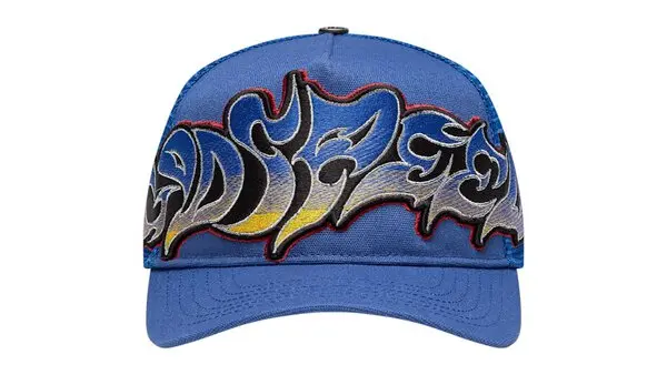 GODSPEED Neo Trucker Hat - Blue/yellow/red
