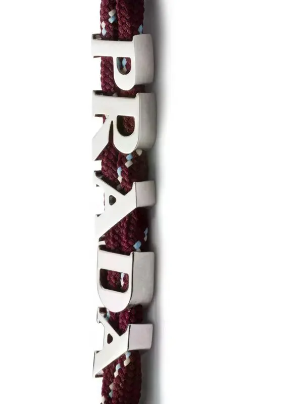 Prada Speedrock Cord Keyring - Red