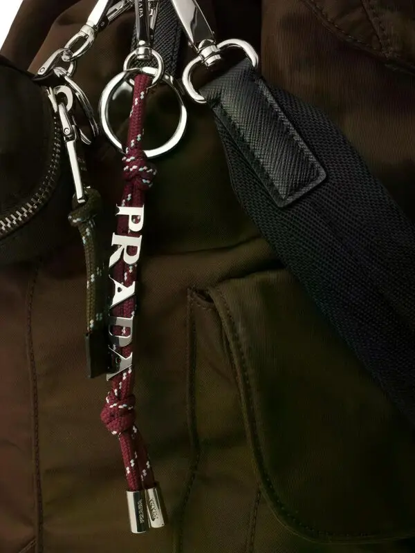 Prada Speedrock Cord Keyring - Red