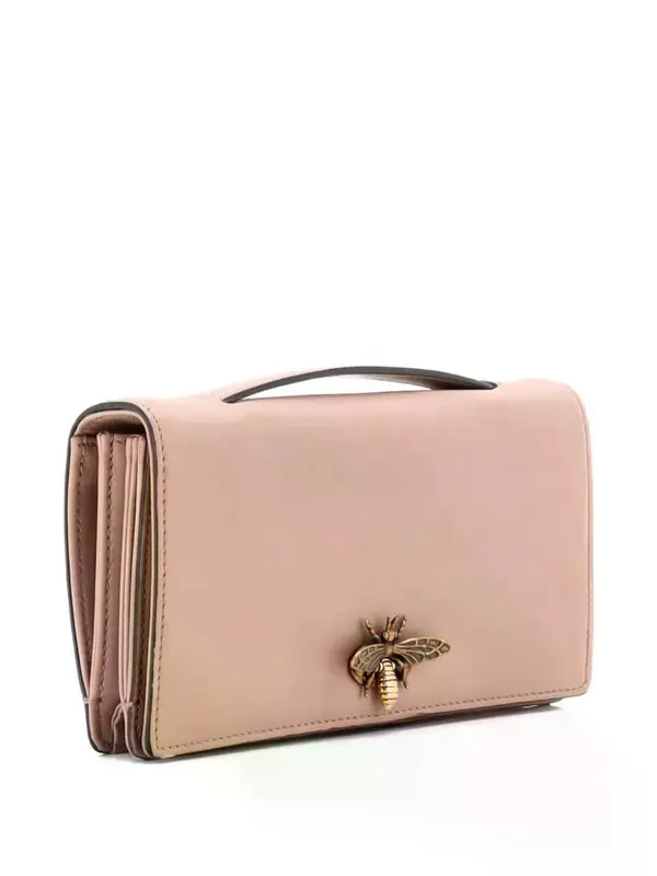 Dior Bee Leather Clutch Bag