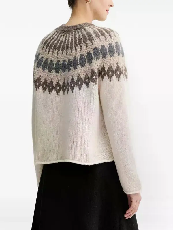 Marc O'polo Patterned Round-neck Sweater