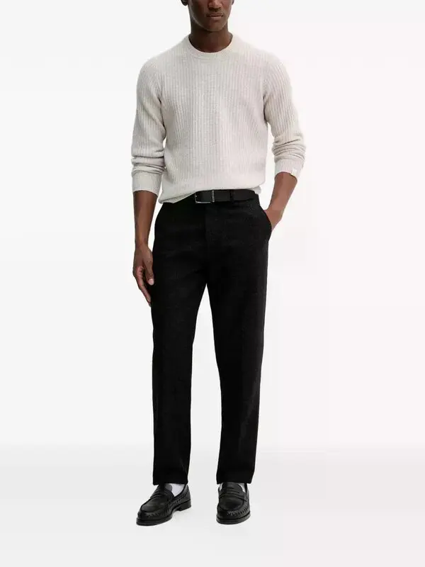 Marc O'polo Belt-loop Trousers With Speckled Design