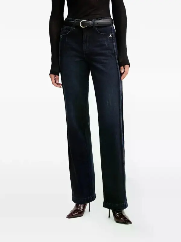 Patrizia Pepe Logo-appliqué Jeans
