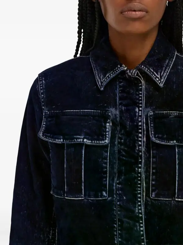FERRAGAMO Flap-pocket Belted Cropped Jacket