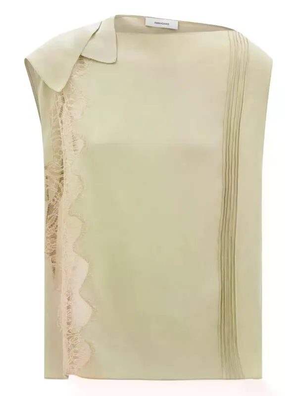 FERRAGAMO Lace-inserts Top