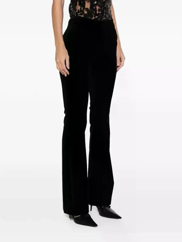GOLDEN GOOSE Cotton Velvet Flared Trousers