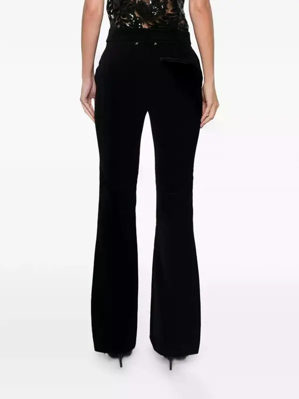 GOLDEN GOOSE Cotton Velvet Flared Trousers