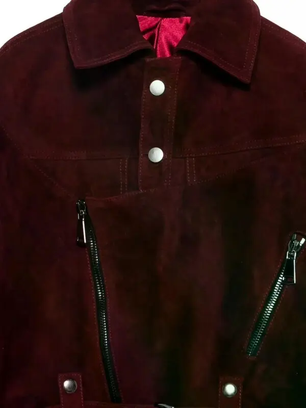 MANOKHI Suede Zip Jacket