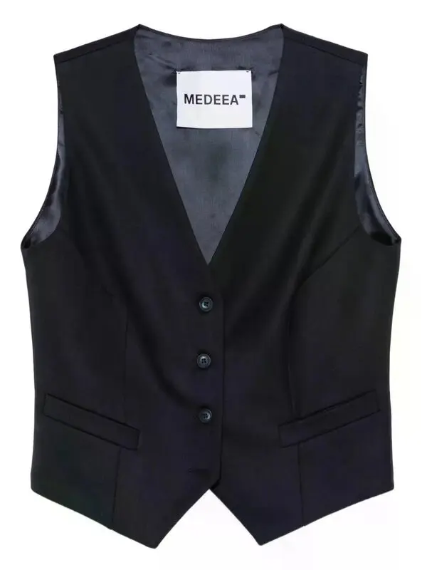 MEDEEA Button-front Waistcoat