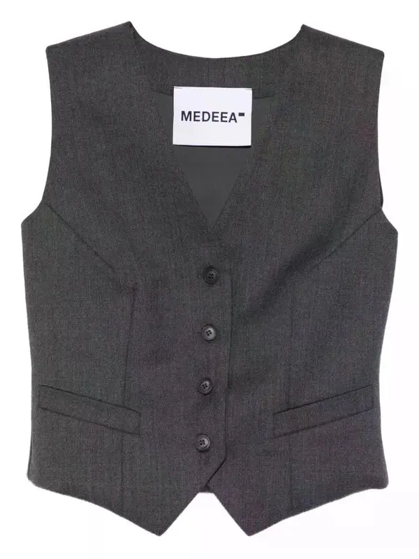 MEDEEA Button-front Waistcoat