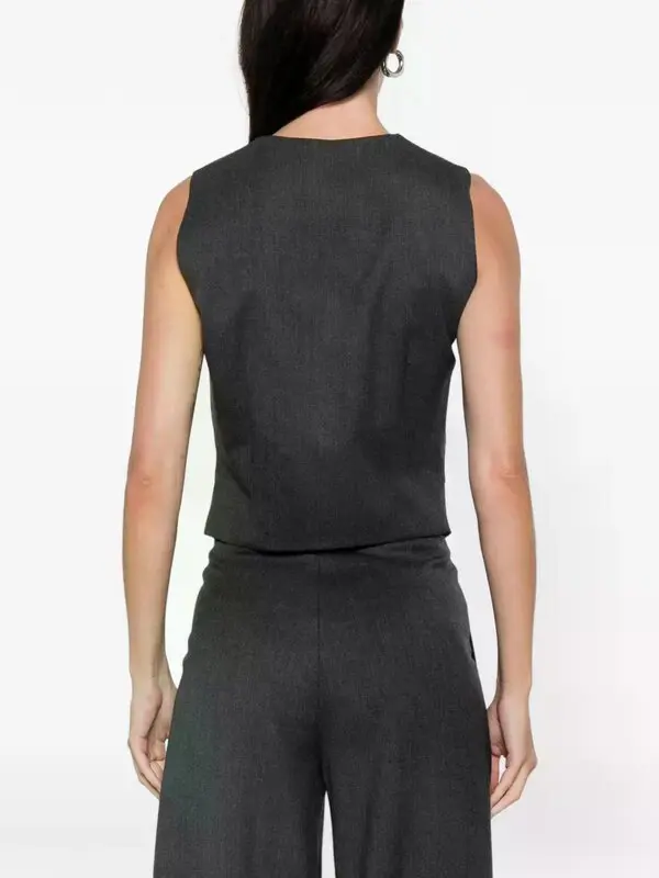 MEDEEA Button-front Waistcoat