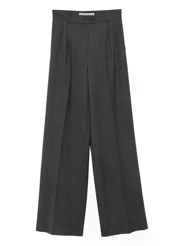 MEDEEA Pleated-front Tailored Trousers
