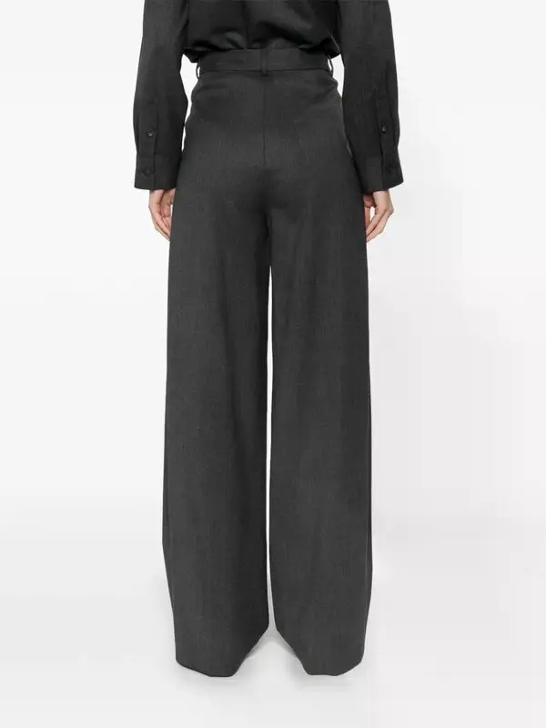 MEDEEA Pleated-front Tailored Trousers