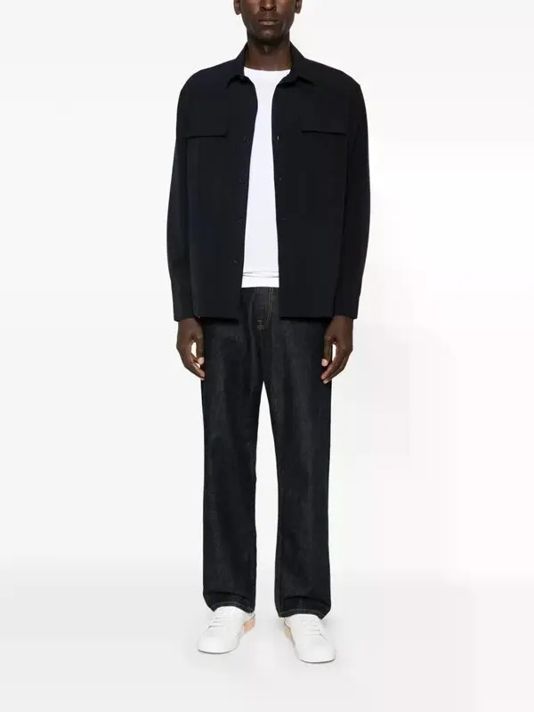 Karl Lagerfeld Patch-pocket Long-sleeve Shirt