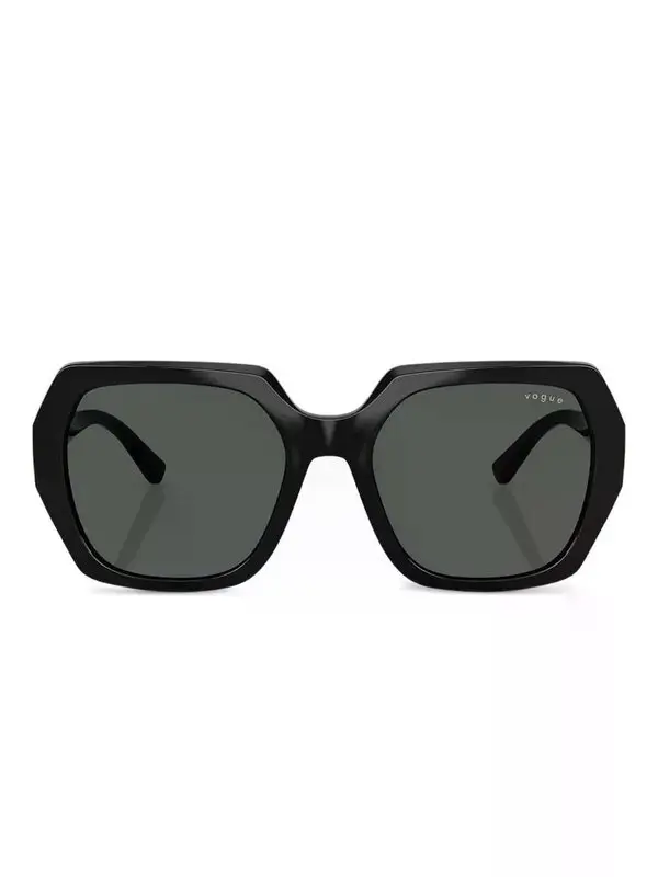 VOGUE EYEWEAR Geometric Logo Sunglasses - Black