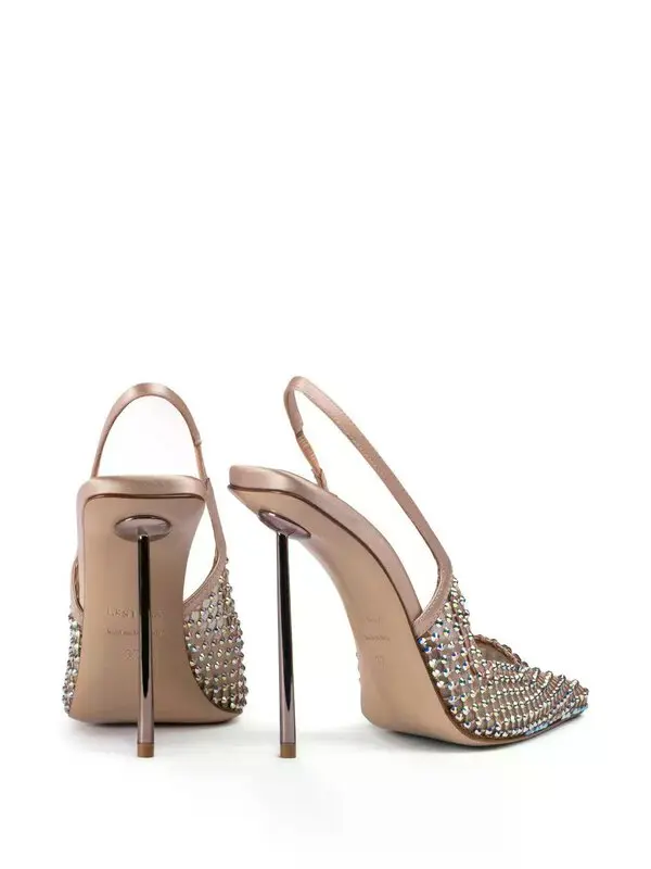 LE SILLA 120mm Gilda Embellished Pumps - Neutrals