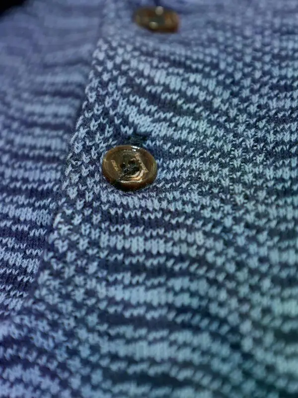 Etro Patterned Buttoned Polo Shirt