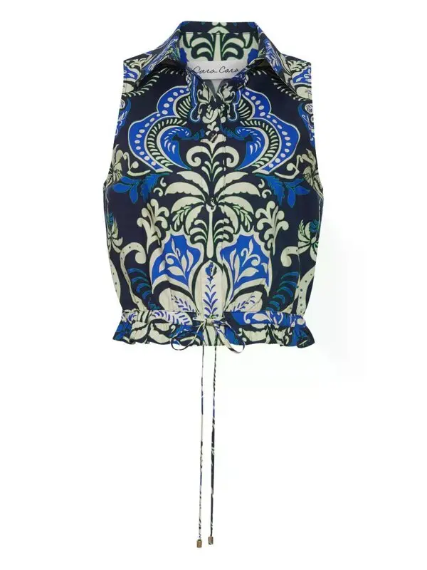 Cara Cara Hannah Collared Button-down Top