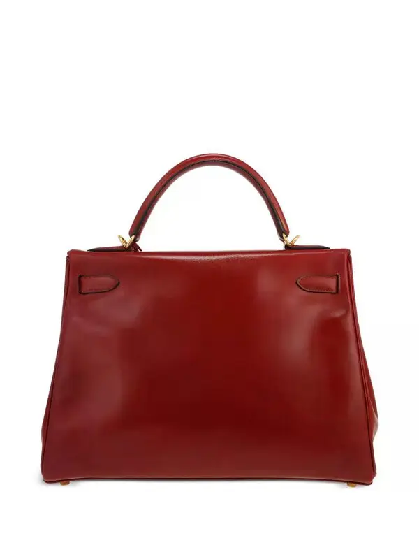 Hermès 2002 Kelly 32 Tote Bag - Red