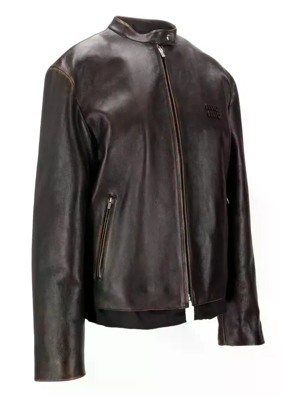 Miu Miu Nappa Leather Jacket
