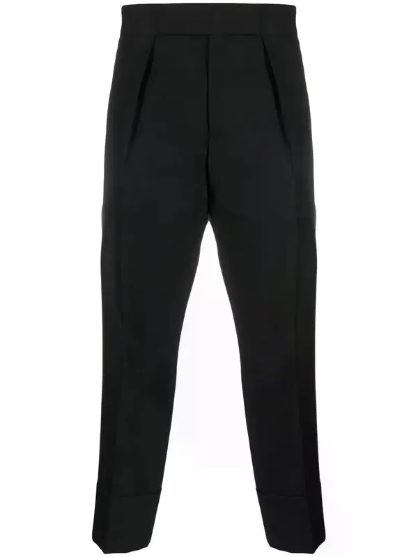 SAPIO Pleated Cropped Trousers