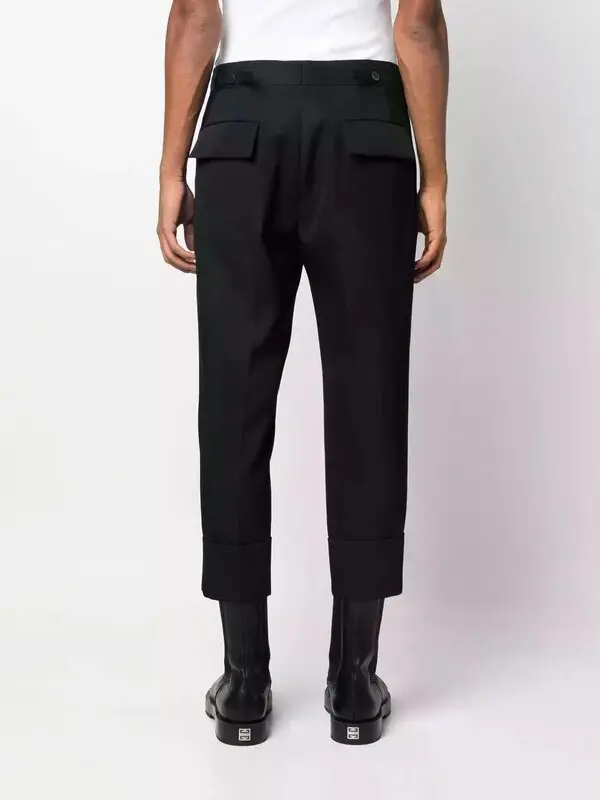 SAPIO Pleated Cropped Trousers