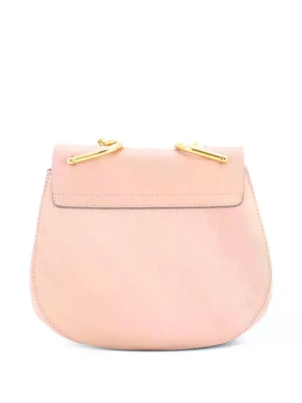 Chloé Drew Leather Mini Crossbody Bag - Neutrals